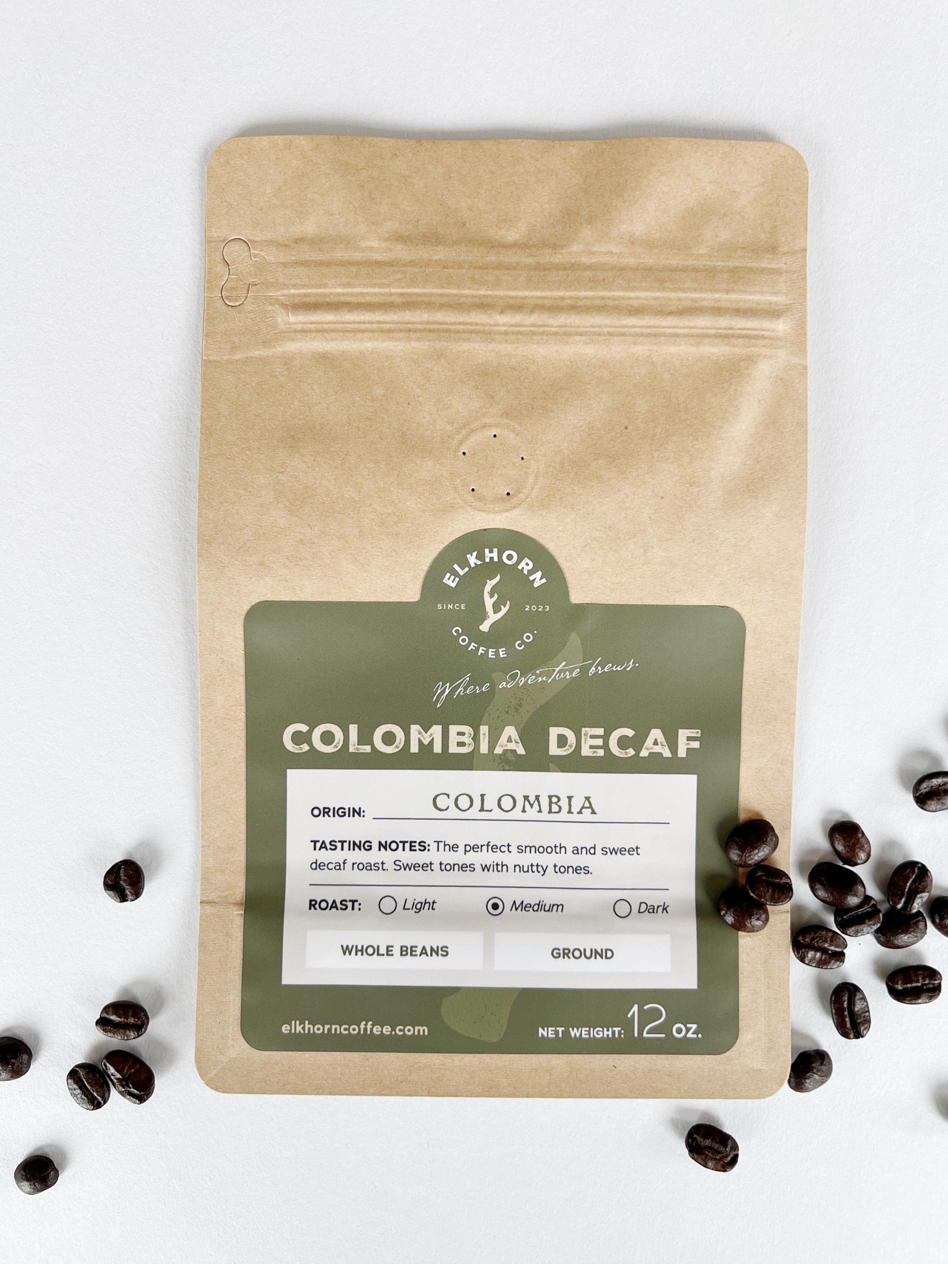 Colombia Decaf Coffee – Elkhorn Coffee Co
